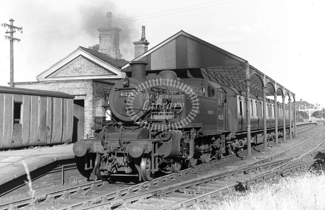 PHOTO BRITISH RAILWAYS Steam Locomotive Class 2MT-A 41220 St Albans ...