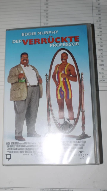 DER VERRÜCKTE PROFESSSOR Eddie Murphy VHS VIDEO Kassette EUR 1,00 ...