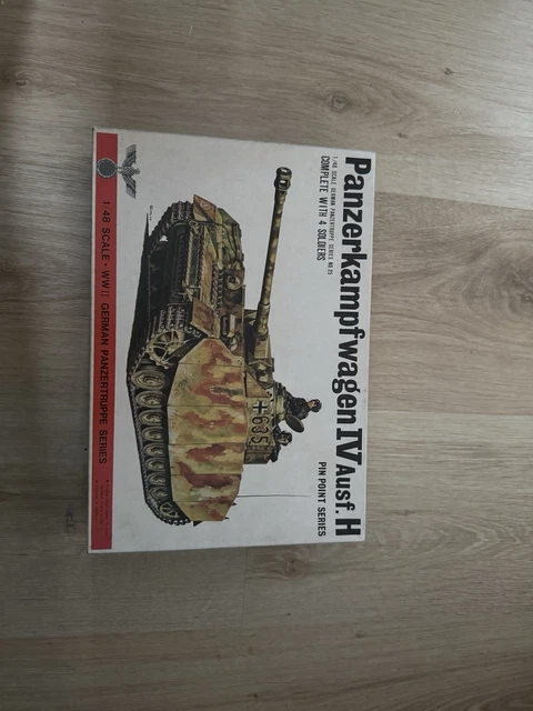 BANDAI WWII PANZERKAMPFWAGEN IV Ausf. H 1:48 Model Kit £21.52 - PicClick UK