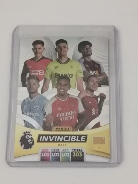 INVINCIBLE CARD 2024 - Adrenalyn XL Premier League Number 5 by PANINI £ ...