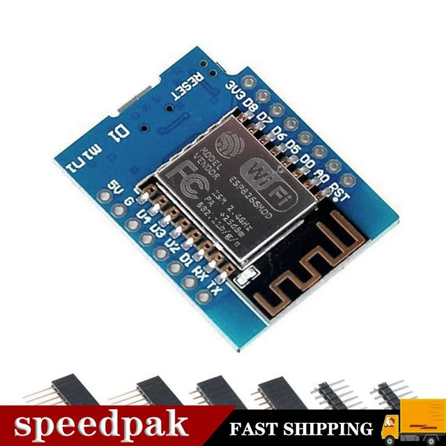 New Nodemcu Lua Esp8266 Esp 12 Wemos D1 Mini Wifi 4m Fast Bytes Prof Board T7g2 Eur 380 