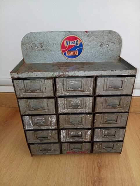 ANCIENNE BOITE VIRAX ROTAX distributeur en métal EUR 100,00 - PicClick FR