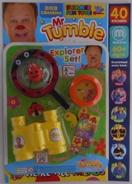 MR TUMBLE SOMETHING Special magazine #157 2025 Makaton signs + Explorer ...