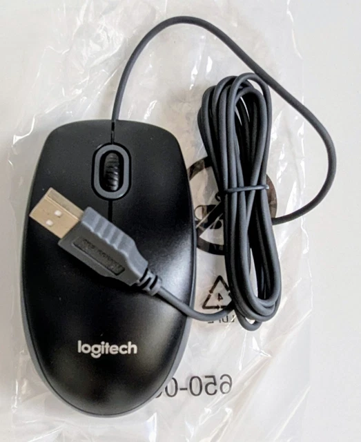 NEW UNUSED LOGITECH M-U0026 3 button Wired USB Scrolling Mouse 810 ...