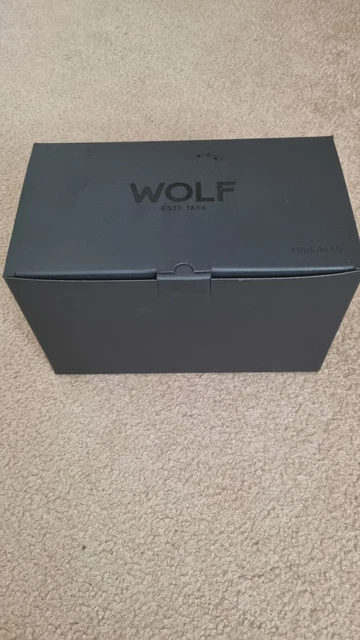 WOLF 1834 CUB Automatic Watch Winder Brand New Black Model 461103 RRP £ ...
