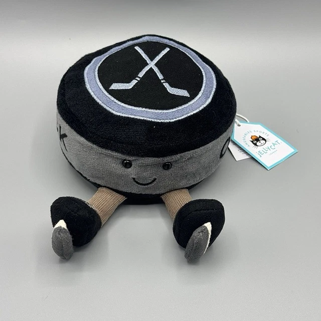 HOT JELLYCAT NEW Hockey Puck Plush Toy Sports Ice Hockey Toy with Tag ...