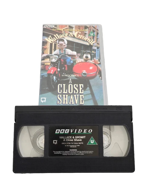 WALLACE & GROMIT VHS A Close Shave BBC Retro Collector Near Mint £5.91 ...