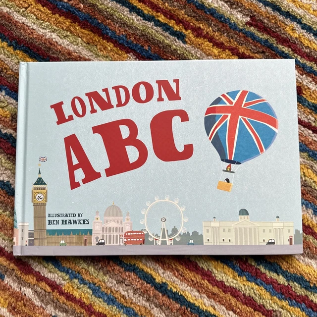 DISCOVER LONDON ABC BOOK Reading Alphabet Sightseeing Landmarks ...