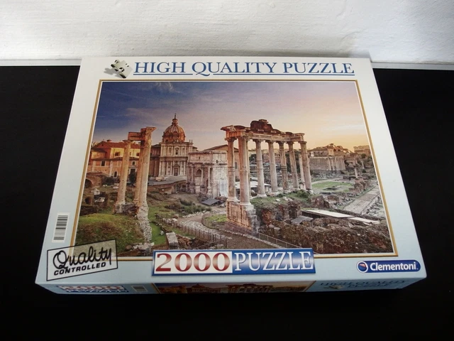 CLEMENTONI - 2000 Teile Puzzle - Forum Romanum - Vollständig - GUT EUR ...