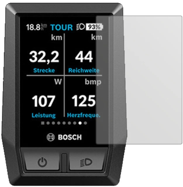 PROTECTOR DE PANTALLA para Bosch Kiox e-Bike Display protectores mate ...