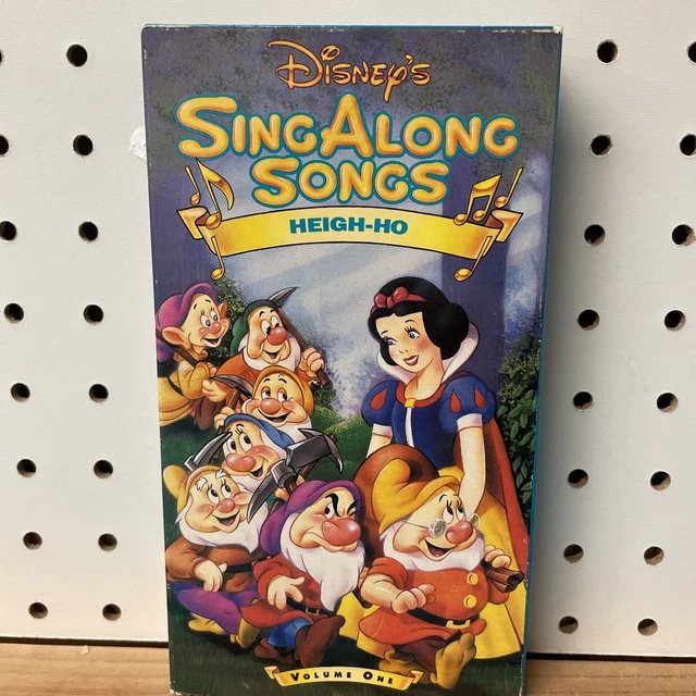 DISNEYS SING ALONG Songs - Snow White: Heigh-Ho (VHS, 1994) £7.10 ...