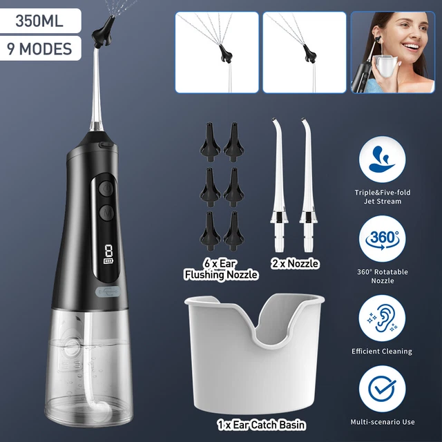 2024 ELECTRIC EAR Washer Ear Wax Removal Kit Tool 350ML Ear Cleaner Flushing UK £26.99 - PicClick UK