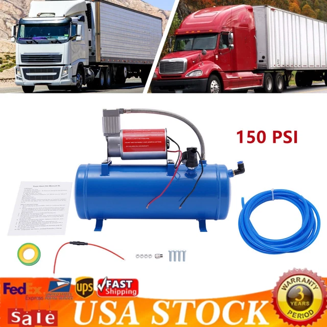 DC ON BOARD Air Compressor For Van Train Truck Car Boat with 6L Tank ...