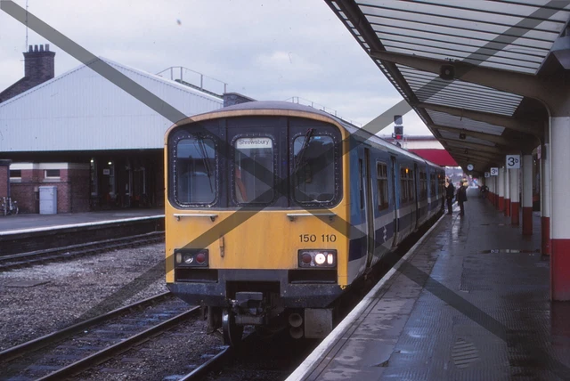 RAILWAY LOCOMOTIVE 35MM Slide – Class 150 Dmu Sitting At Chester ...
