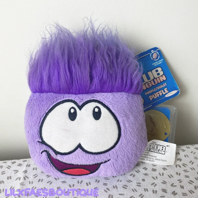 6& EARLY 2000S Club penguin purple Puffle soft toy with tags £14.99 ...