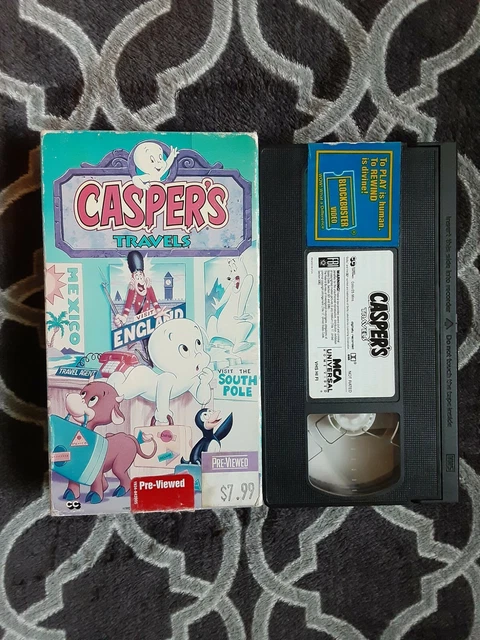 CASPER'S TRAVELS VHS/4 EPISODES/50's ANIMATED SERIES/CLASSIC/VINTAGE ...
