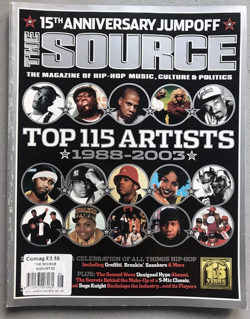 THE SOURCE MAGAZINE #167 August 2003 15th Anniversary Jumpoff Issue ...