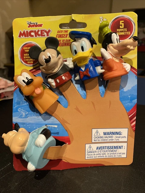 MICKEY MOUSE CLUBHOUSE Bath Time Finger Puppets Disney Junior £12.25 ...
