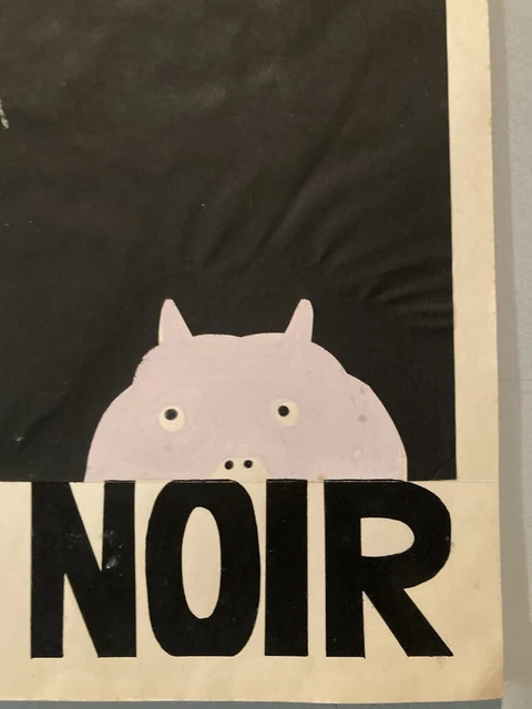 BEAUTIFUL DRAWING GOUACHE Pig Black And Pink Project Advert 1970 ...