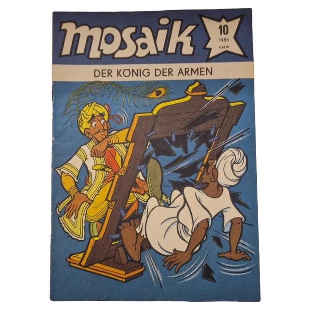 MOSAIK COMIC HEFT 10/1986 Der König der Armen DDR Taschenbuch Deutsch ...