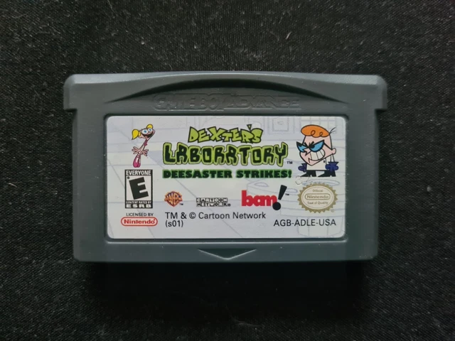 DEXTERS LABORATORY DEESASTER STRIKES! Nintendo Game Boy Advance USA ...