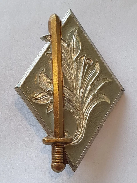 INSIGNE MILITAIRE OBSOLÈTE Intendance Inspection du CAT Commissariat ...