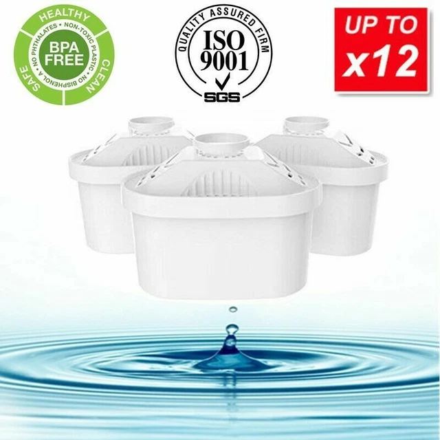 12PCS WATER FILTER Jug Replacement Cartridges Refills For BRITA Maxtra+ ...