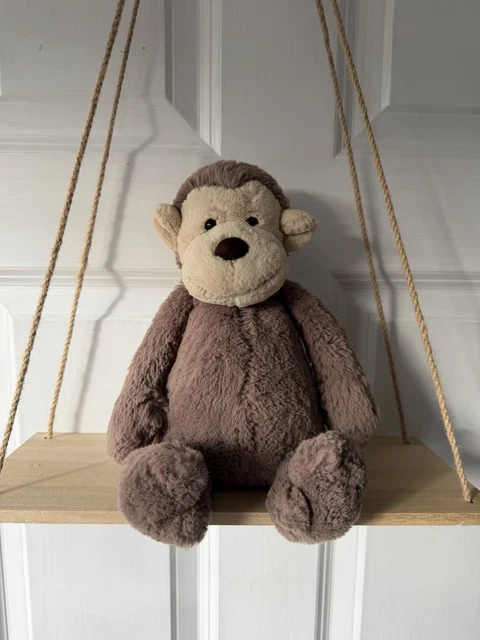 JELLYCAT MEDIUM BASHFUL Monkey £39.16 - PicClick UK