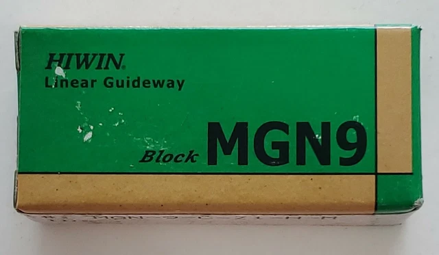 *NEW FACTORY SEALED* Hiwin MGN-9-C-Z1-H-M Linear Guideway Block MGN9 ...
