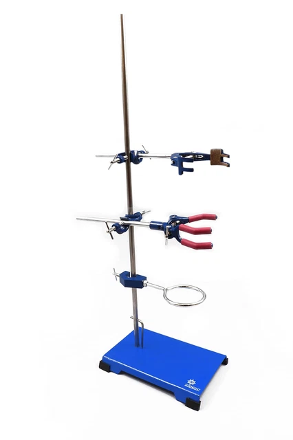 SCIENCENT PRO LAB Stand Retort Stand 24" Rod 3 Finger Clamp Burette ...