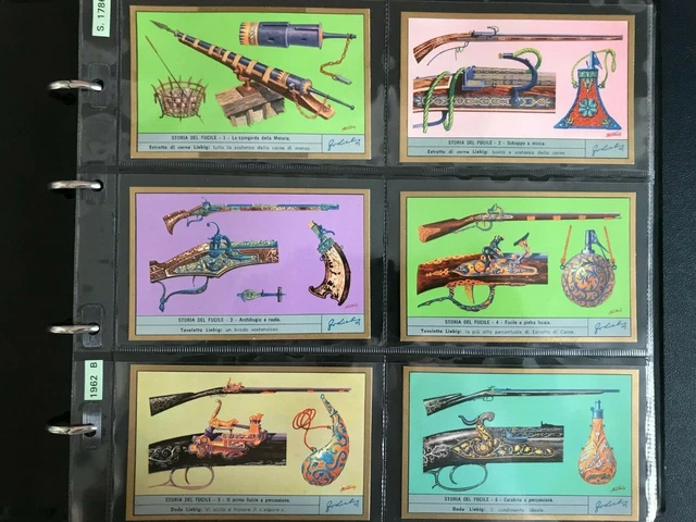 TRADE CARDS LIEBIG history of rifles I S1786 - full set 1962 £6.99 ...