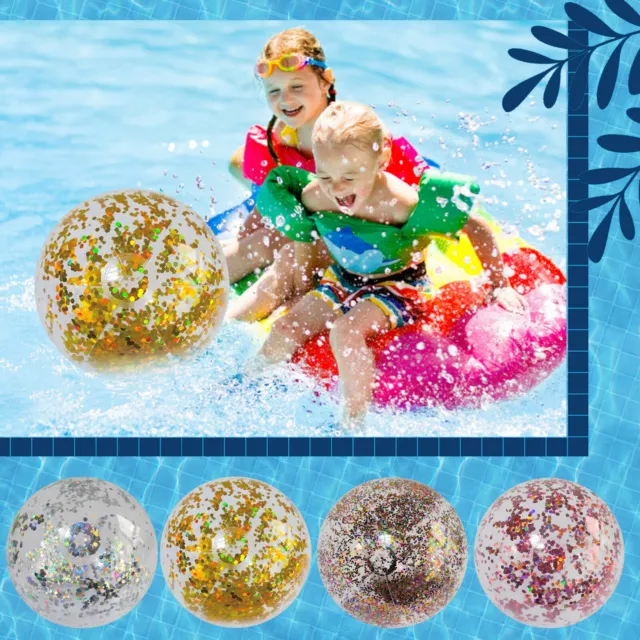 HOLIDAY POOL PARTY Swimming Garden Large Inflatable Beach Ball Toy £2. ...