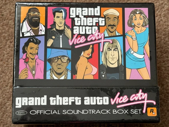 RARE GRAND THEFT Auto Vice City Official Soundtrack Box Set New Factory ...