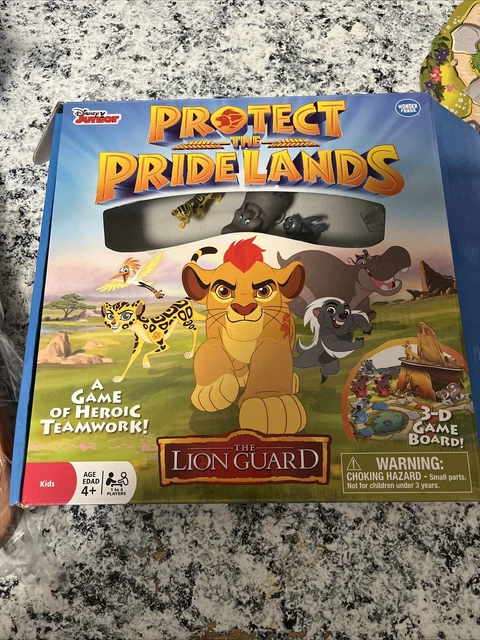 DISNEY JUNIOR PROTECT THE PRIDE LANDS THE LION GUARD 3-D BOARD GAMe £18 ...