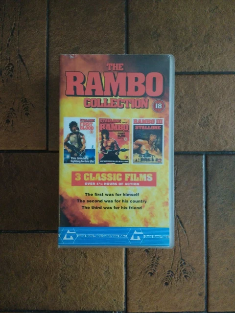 RAMBO THE TRILOGY Collection VHS Box Set Very Good Condition EUR 14,97 ...
