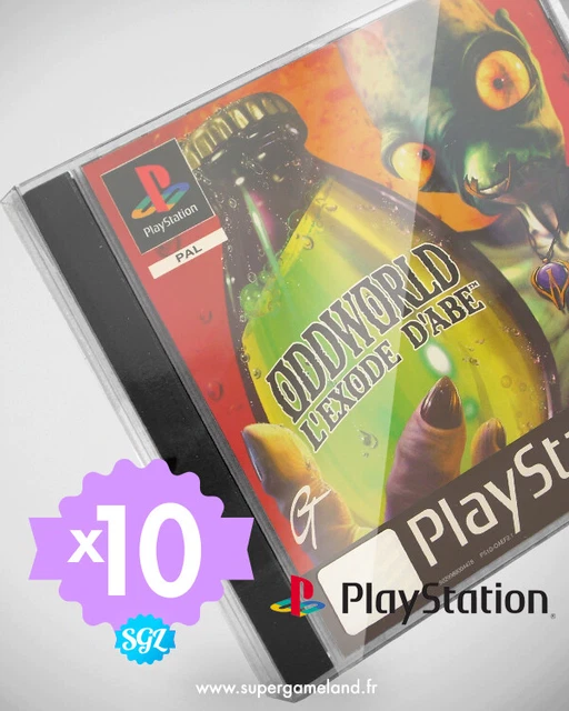 10 CRYSTAL BOX étuis pour boîte de jeu Playstation PS1 0,4mm EUR 14,99 ...