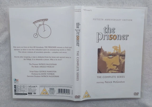 THE PRISONER COMPLETE Series 50th Anniversary Network DVD UK R2 PATRICK ...