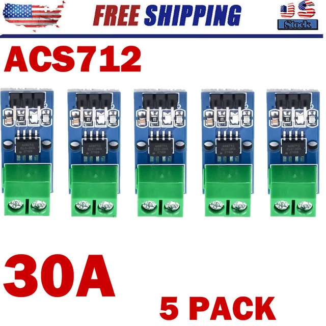ACS712 30A CURRENT Sensor Current Detect Range Module for Arduino New ...