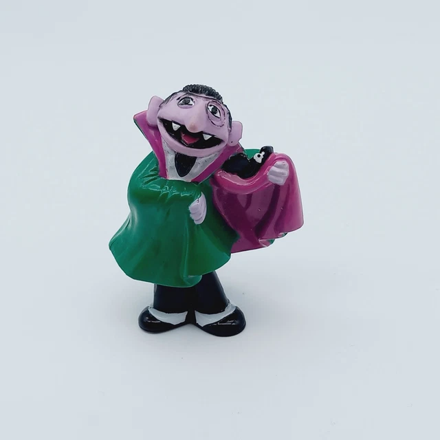 PVC FIGURE SESAME Street Count Von Count Muppets 1997 Tyco vintage ...