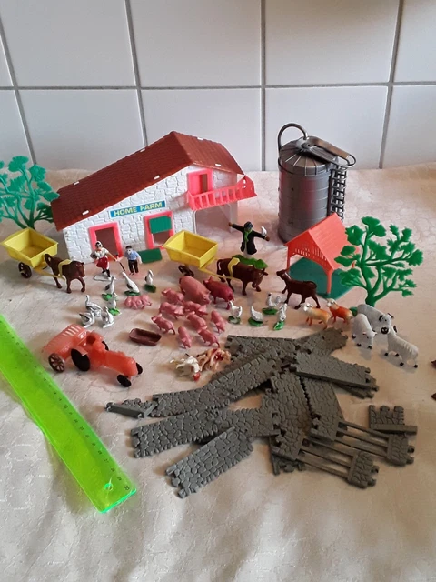 BAUERNHOF UND Plastik Tiere/ Farm 70er 80er Jahre Kunststoff animal Konvolut EUR 35,00 - PicClick DE