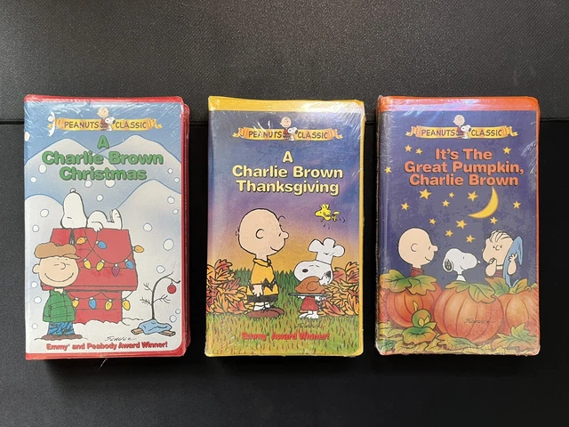 PEANUTS CLASSIC CHARLIE Brown Christmas, Thanksgiving, Great pumpkin ...
