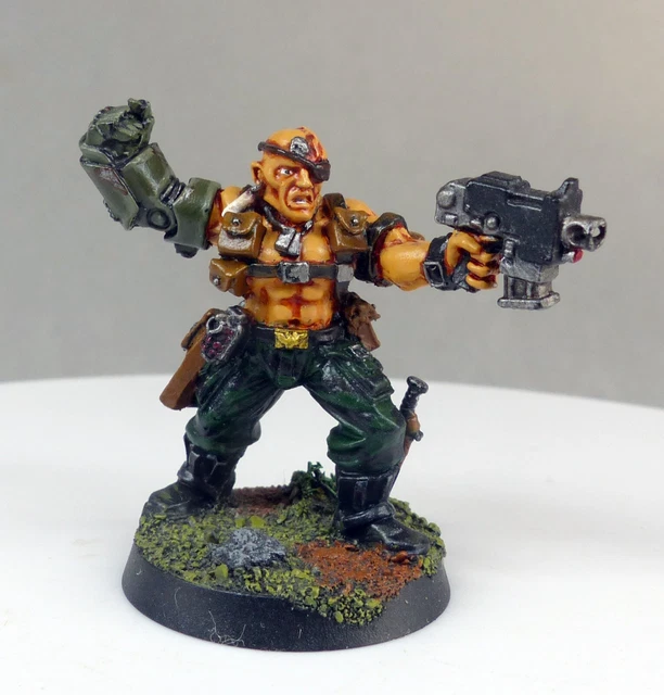 WARHAMMER 40K, MILITARUM, guard, guard, catachan, metal, lieutenant ...