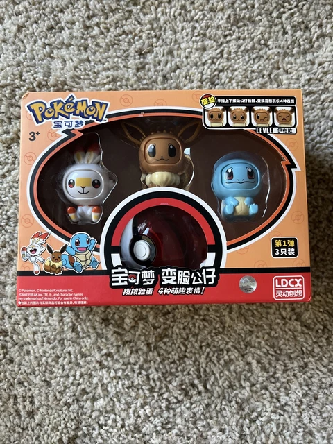 POKEMON ACTION FIGURE - Face Changing Pokemon Pokeball - NEW - Fun 3 ...