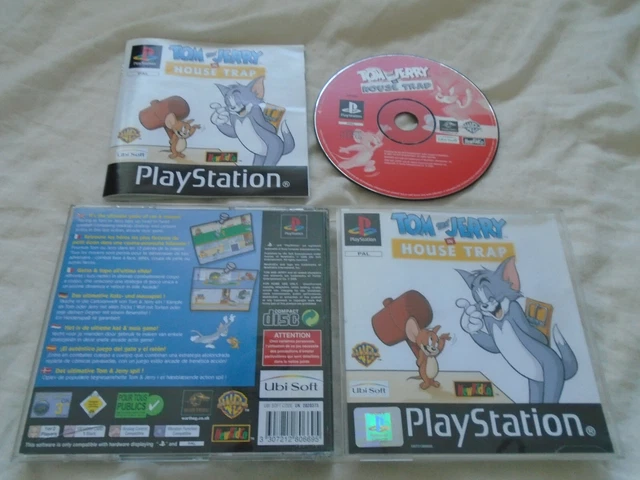 TOM AND JERRY in House Trap PS1 (COMPLETE) cartoon Warner Bros Sony ...