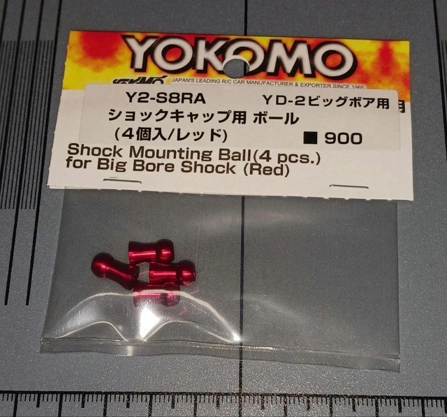 YOKOMO Y2-S8RA SHOCK Mount Ball Red (4 pieces) £72.97 - PicClick UK