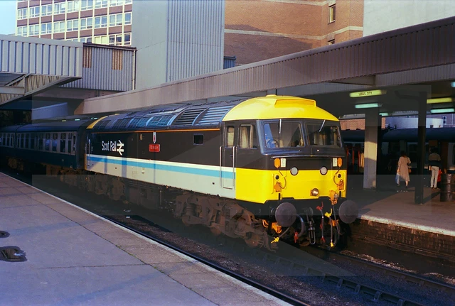 ORIGINAL 35MM NEGATIVE & Print Class 47/7 47708 'Waverley' Leeds 1984 ...