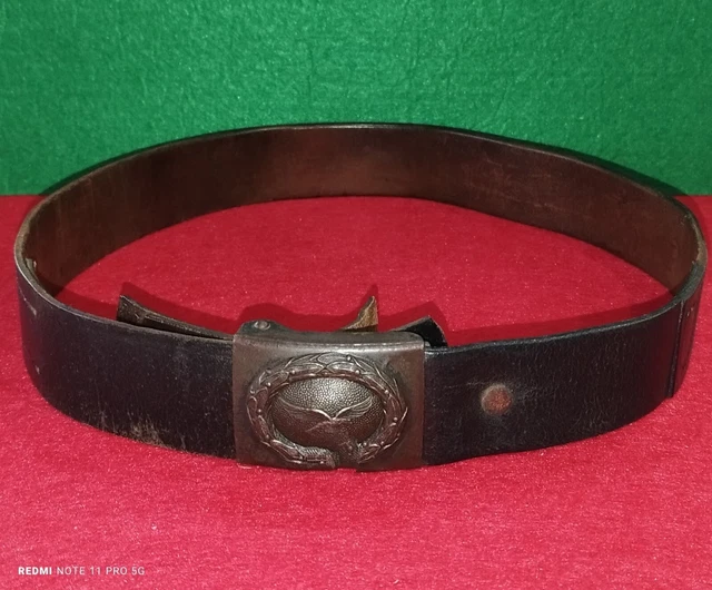 WW2 GERMAN LW Fallschirmjäger Rgt* Cinturone Black Belt Complete ...