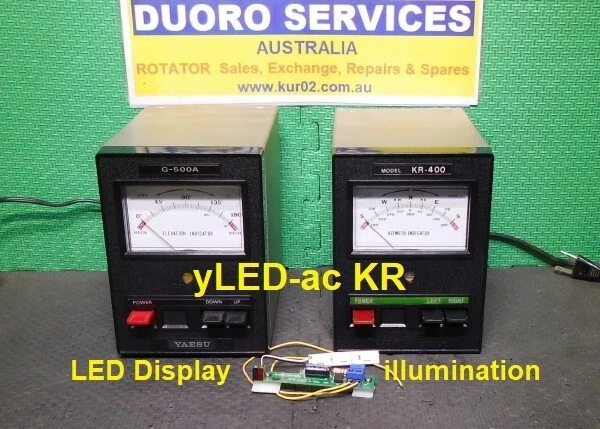 YAESU G400 G500 G600 G2000 rotator replacement illumination yLED-ac-KR ...