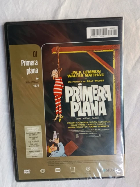 FRONT PAGE DVD New Sealed Billy Wilder 1974 Jack Lemmon £26.64 ...