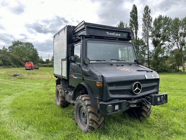 UNIMOG. FORESTRY TIPPER. Mercedes-Benz. 3 Way Tipper. Rear Linkage And ...